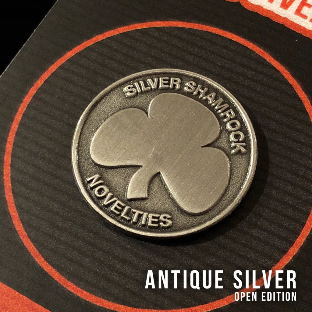 Silver Shamrock Novelties | Crumby Pins