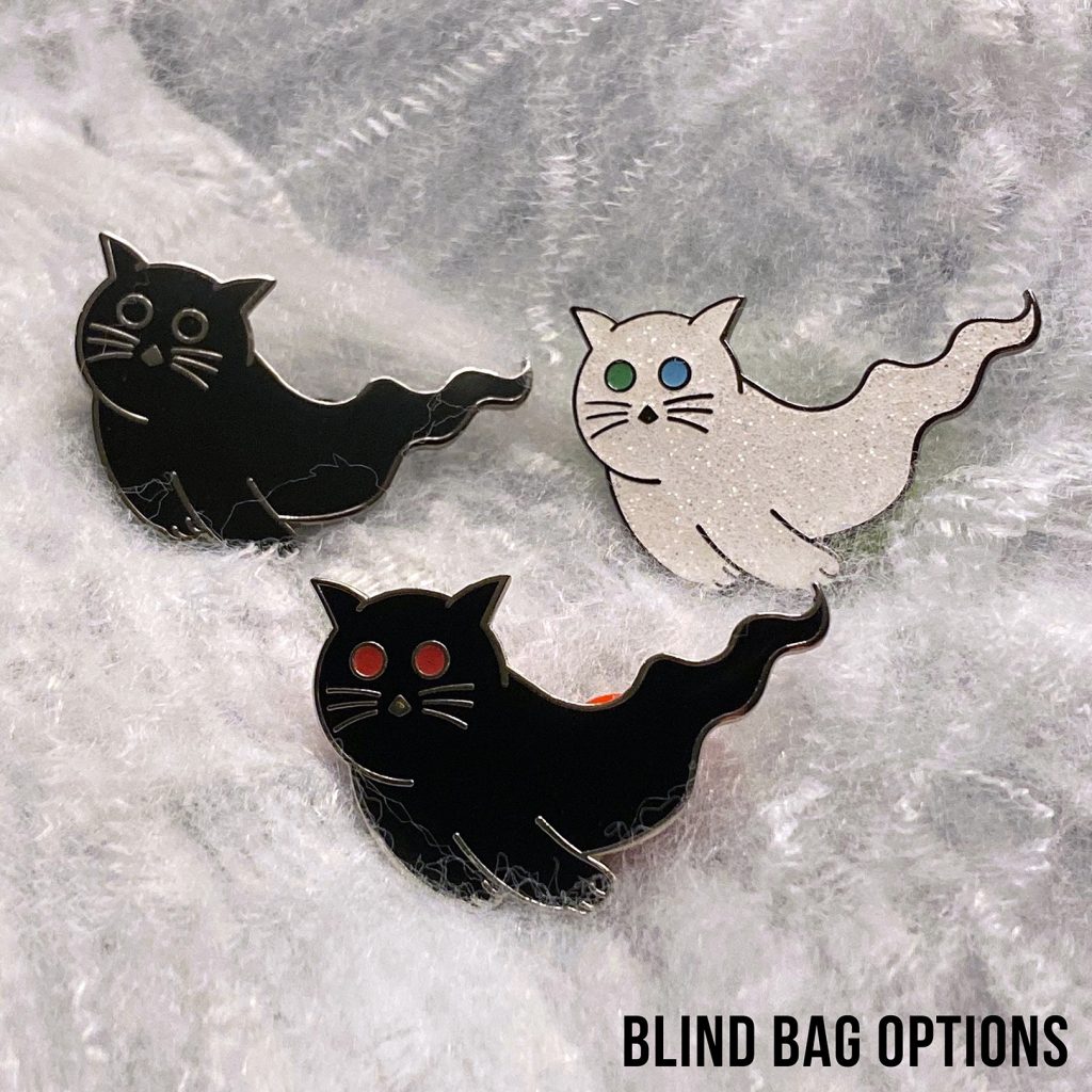 Ghost Cat | Crumby Pins